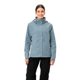 Vaude Damen Vaude Fahrradjacke &raquo;Women's Escape Bike Light Jacket&laquo; mit Kapuze f&uuml;r Radsport, Wandern und Nordic Walking, wasserabweisend, winddicht blau