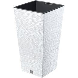 Prosperplast Blumentopf &raquo;FURU SQ&laquo; wei&szlig; Kunststoff B/H/T: 39,5cm x 75,5cm x 39,5cm