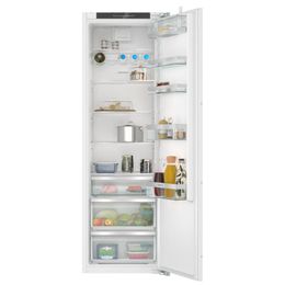 Siemens Einbauk&uuml;hlschrank iQ500 &raquo;KI81RADD0&laquo; 177,2 cm hoch 55,8 cm breit LED-Licht, hyperFresh -Schublade, softClosing silber Die T&uuml;r schlie&szlig;t 