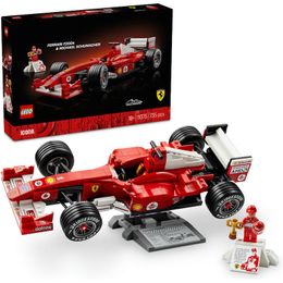 Lego Konstruktionsspielsteine &raquo;Ferrari F2004 und Michael Schumacher (11375), Lego Icons&laquo; rot Einheitsgr&ouml;&szlig;e Konstruktionsspielsteine