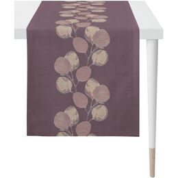 Apelt Tischl&auml;ufer &raquo;2717 LOFT STYLE, Jacquard&laquo; lila Polyester, Viskose B/L: 48cm x 140cm, 1 Stk., rechteckig