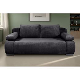 Collection AB Schlafsofa &raquo;Moritz B: 200 cm, Liegefl. 142x200 cm&laquo; schwarz 100%Polyester B/H/T: 200cm x 85cm x 98cm, Cord