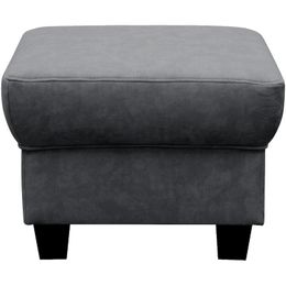 OTTO home Hocker &raquo;Silkeborg&laquo; Polsterhocker Silkeborg passend zum Sofa, Breite 59 cm grau 100% Polyester B/H/T: 59cm x 42cm x 59cm, Samtvelours