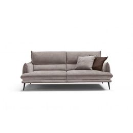 Egoitaliano 2,5-Sitzer &raquo;FUNNY, hochwertiges und aktuelles Design, bequeme R&uuml;ckenlehne&laquo; toller Sitzkomfort braun 100% Polyester B/H/T: 210cm x 90cm x 95cm, 