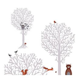 A.S. Cr&eacute;ation Vliestapete &raquo;Little Love&laquo; Motiv abstrakt naturalistisch glatt Kindertapete Tapete Wald Tapeten Kinderzimmer Schlafzimmer Design B&uuml;ro braun Vlies B/L: 