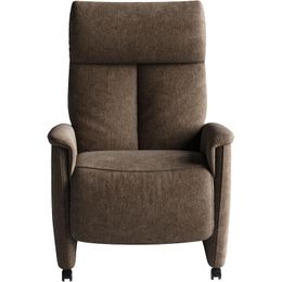 Sit & More sit&more TV-Sessel &raquo;Cremona Comfort&laquo; wahlweise manuell oder elektrischer Funktion mit Akku braun 100% Polyester Microfaser, Ergonomie M2,mit Gasdruck,