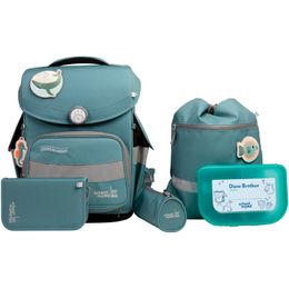 School-Mood Damen School-Mood Schulranzen &raquo;Timeless Pro&laquo; retroreflektierende Fl&auml;chen grau B/H/T: 36cm x 42cm x 21cm