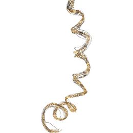 AM Design LED-Lichterkette &raquo;Weihnachtsdeko aussen&laquo; 180 Stk.-flammig 5m Anlaufkabel silber Flammen 180 Stk., Kabell&auml;nge 5m x Gesamtl&auml;nge 7m