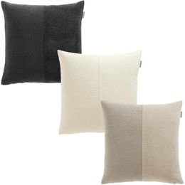 Musterring Dekokissen &raquo;Match&laquo; mit Chenilleoptik grau Polyester B/L: 45cm x 45cm, 1 Stk.