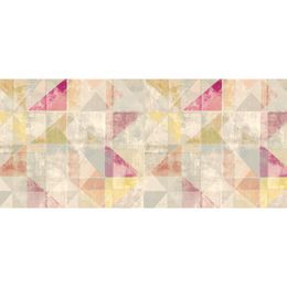 ARCHITECTS PAPER Fototapete &raquo;Atelier 47 Used Triangle 1&laquo; geometrisch glatt Vlies, Wand, Schr&auml;ge, Decke gelb Vlies B/L: 6m x 2,7m