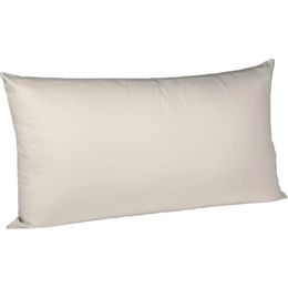 Fleuresse Kissenbezug &raquo;Colours Mako Satin, 100% Baumwolle, mit Rei&szlig;verschluss&laquo; Mako Satin, gl&auml;nzend, glatt, Premium Qualit&auml;t beige Mako-Satin, Mako-