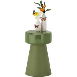 PAROLI Beistelltisch gr&uuml;n B/H/T: 30cm x 47cm x 30cm