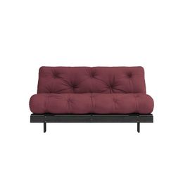 Karup Design Daybett &raquo;Roots Sofa Bed, Schlafsofa,, Bettfunktion, FSC -Massivholz,&laquo; 2 tlg. Inkl. Futonmatratze, Made in Europe, langlebig, B: 140 oder 160 cm rot 