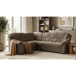 OTTO home Ecksofa &raquo;Nyborrg 234 x 185 cm, auch mit Schlaffunktion, formsch&ouml;n & stabil&laquo; L-Form, aus haustierfreundlichem Pet Friendly Bezug braun 100% 
