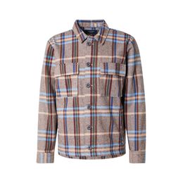 Denim Project Jacke 'DPM' Herren Gr&ouml;&szlig;e S navy / cappuccino / dunkelbraun / dunkelgr&uuml;n Sommerjacke