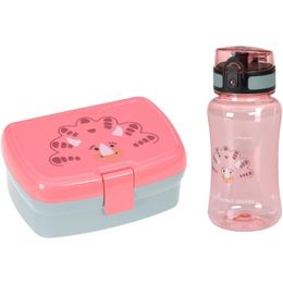 L&auml;ssig L&auml;ssig Kinder L&Auml;SSIG Lunchbox &raquo;About Friends, Dino rose&laquo; mit Trinkflasche pink B/H/L: 22cm