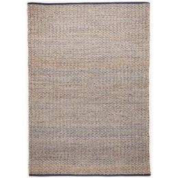 Tom Tailor HOME Teppich &raquo;Braid&laquo; rechteckig 7 mm H&ouml;he Flachgewebe, handgewebt, Material: 70% Jute, 30% Baumwolle beige Baumwolle, Jute B : 65cm 1 Stk.,
