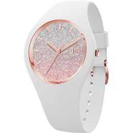 Ice Watch Ice-Watch Damen ice-watch Quarzuhr &raquo;ICE lo - S37 - 3H&laquo; Armbanduhr, Damenuhr, Silikonarmband, analog wei&szlig; Einheitsgr&ouml;&szlig;e
