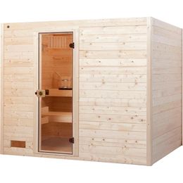 Weka Sauna &raquo;Valida&laquo; Set, 9 kW-Ofen mit integrierter Steuerung beige Saunaofen, integrierte Steuerung, 9 kW