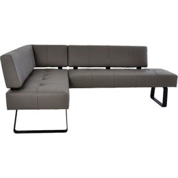 K+w Komfort & Wohnen K+W Komfort & Wohnen Eckbank &raquo;Spider II&laquo; Sitzsteppung, bequem durch Sandwichbauweise, 2 Stellma&szlig;e braun B/H/T: 165cm x 88cm x 227cm, Leder CASAY, 