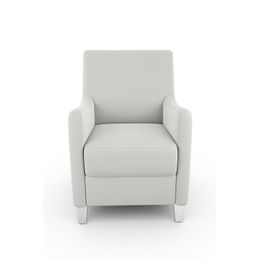 Sit & More sit&more Sessel &raquo;Palmera, B: 70 cm&laquo; mit Federkern silber 100% Polyester Struktur, B/H/T: 70cm x 93cm x 75cm