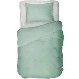 Kayori Bettw&auml;sche &raquo;Kiyo&laquo; 2 Stk. TENCEL Lyocell blau Lyocell, Obermaterial: 100% Baumwolle B/L: 135cm x 200cm, 1 Stk., 1 Stk., Lyocell, B/L: 80cm x 
