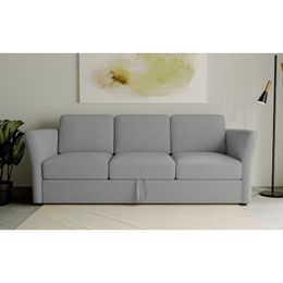 OTTO home 3-Sitzer &raquo;Lavars Schlafsofa&laquo; mit Bettfunktion, in zwei verschiedenen Bezugsqualit&auml;ten grau 62% Polypropylene, 38% Polyester B/H/T: 230cm x 