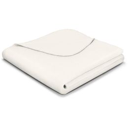 Biederlack Wohndecke &raquo;Cotton Home&laquo; mit Zierstich beige Baumwolle, Polyacryl B/L: 150cm x 200cm