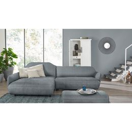 Creation BY ROLF BENZ Ecksofa &raquo;CR.480, Designecksofa, L-Form&laquo; Wahlweise aus Leder oder Chenille grau Luxus-Microfaser (100% Polyester) B/H/T: 298cm x 