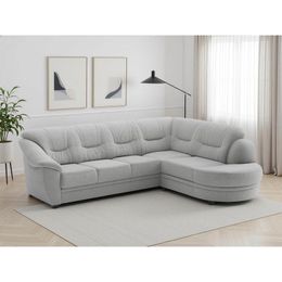 Sit & More sit&more Ecksofa &raquo;Savona&laquo; mit Federkern, optional mit Schlaffunktion B/H/T: 267cm x 90cm x 206cm, Flachgewebe, Ottomane rechts,mit Bettfunktion