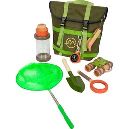 Small Foot Damen Kinderrucksack &raquo;Entdeckerrucksack Discover&laquo; gr&uuml;n B/H/T: 25cm x 26cm x 10cm