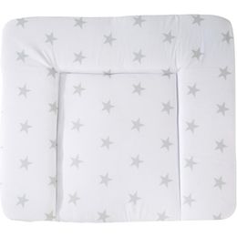 Roba Wickelauflage &raquo;Little Stars, wei&szlig;&laquo; grau Baumwolle, Polyester B/L: 85cm x 75cm