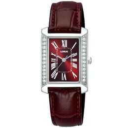 Lorus Damen Lorus Quarzuhr &raquo;Classic Quarz&laquo; Armbanduhr, Damenuhr, Lederarmband, analog Einheitsgr&ouml;&szlig;e