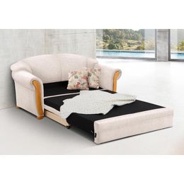 Home Affaire 2-Sitzer &raquo;Milano, Schlafsofa im Landhaus-Stil, bequem, Liegefl&auml;che 188/124cm&laquo; mit Bettfunktion beige Chenille (70% Polyacryl, 30% 