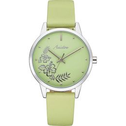 Aniston Jewelry & Watches Damen Aniston JEWELRY & WATCHES Quarzuhr Armbanduhr, Damenuhr, analog gr&uuml;n Einheitsgr&ouml;&szlig;e