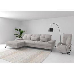 Sit & More sit&more Ecksofa &raquo;Amica, L-Form, inkl. Sitztiefenverstellung & Armteilverstellung&laquo; wahlweise mit Schlaffunktion, Bettkasten und Kopfteilverstellung 