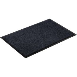 Astra Fu&szlig;matte &raquo;Proper Tex 618&laquo; rechteckig 9 mm H&ouml;he Schmutzfangmatte, auch als L&auml;ufer, waschbar, In -und Outdoor geeignet schwarz Kunstfaser B : 60cm