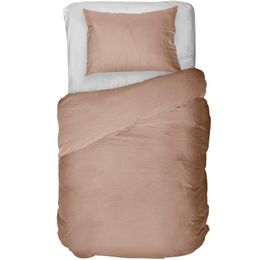 Kayori Bettw&auml;sche &raquo;Nikaya&laquo; 2 Stk. 100% Tencel rosa Lyocell, Obermaterial: 100% Baumwolle B/L: 155cm x 220cm, 1 Stk., 1 Stk., Lyocell, B/L: 80cm x 80cm