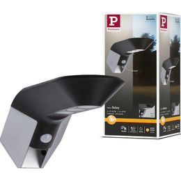 Paulmann LED Au&szlig;en-Wandleuchte &raquo;Soley&laquo; LED-Modul Warmwei&szlig; LED-Modul grau 3, H: 10cm