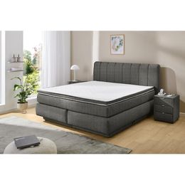 Jockenh&ouml;fer Boxspringbett &raquo;TILDA, wahlweise mit Bettkasten, mit Taschenfederkernmatratze H3-H4&laquo; mit Kaltschaumtopper, hochwertiger Strukturstoff-Bezug, 180x200cm 