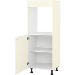 KOCHSTATION Backofenumbauschrank &raquo;"KS-Scafa", wahlweise T&uuml;rschlag rechts oder links&laquo; Breite/H&ouml;he: 60/150 cm, mit einem Einlegeboden beige magnolia, B/