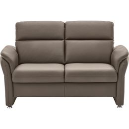 Die PlanBar 2-Sitzer &raquo;PN-EM16031, Breite 158 cm&laquo; Echtleder mit Federkernpolsterung, wahlweise mit Armteilverstellung braun B/H/T: 158cm x 96cm x 92cm,