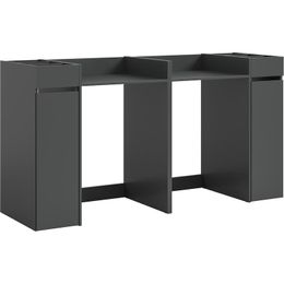 Welltime Badm&ouml;bel-Set &raquo;FALAS, 4-teilig, Hauswirtschaftsraum Set, Breite 190 cm&laquo; Set, bestehend aus: 2x Waschmaschinenumbauschrank und 2x Standregal, 4