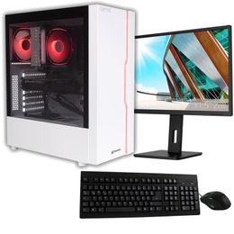 Captiva Gaming-PC-Komplettsystem &raquo;Advanced Gaming R93-530 TFT Bundle&laquo; 80 &prime;&prime; AMD Ryzen 7 Nvidia 16 GB RAM 1.000 GB SSD Windows 11 Home 64-bit