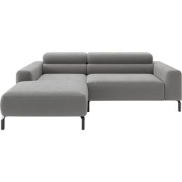 Home Affaire Ecksofa &raquo;Ecksofa, L-Form, incl. Kopfteilverstellung, Breite 223 cm&laquo; wahlweise elektrische Sitztiefenverstellung grau 95% Polyester, 5% 