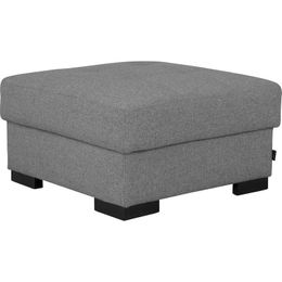 Home Affaire Stauraumhocker &raquo;Tulio&laquo; mit Stauraum grau Struktur fein (100% Polyester);Struktur (100% Polyester);Samtstruktur (100% Polyester) B/H/T: 