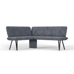 OTTO home Eckbank &raquo;Mily K&uuml;chenbank, Polsterbank, Esszimmerbank, 205x164 cm&laquo; Moderne Bank und Farben, Sitzplatzanzahl: 5, Frei in Raum stellbar schwarz