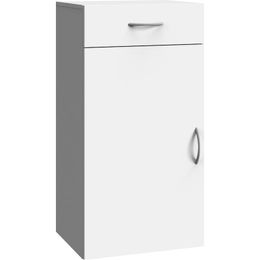 wimex Kombikommode &raquo;Multiraumkonzept&laquo; Schubk&auml;sten auf Metallschienen wei&szlig; Holzwerkstoff B/H/T: 45cm x 98cm x 40cm, 1 Stk., 1 Stk.