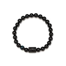 Firetti Damen Armband &raquo;Schmuck Geschenk Armschmuck Armkette Edelstein Sternzeichen&laquo; Made in Germany - mit Onyx und Geburtsstein schwarz 20cm, Skorpion