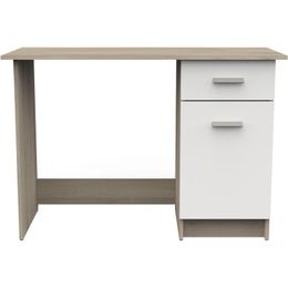 Demeyere Group Schreibtisch &raquo;Osiris&laquo; Schreibtisch 1Turig 1 Schublade wei&szlig; B/H/T: 108,4cm x 75cm x 44,8cm